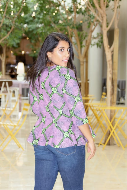 Pepplum Top - Yaba Top | Afro Fashion for Everyone – AdeOriCloset